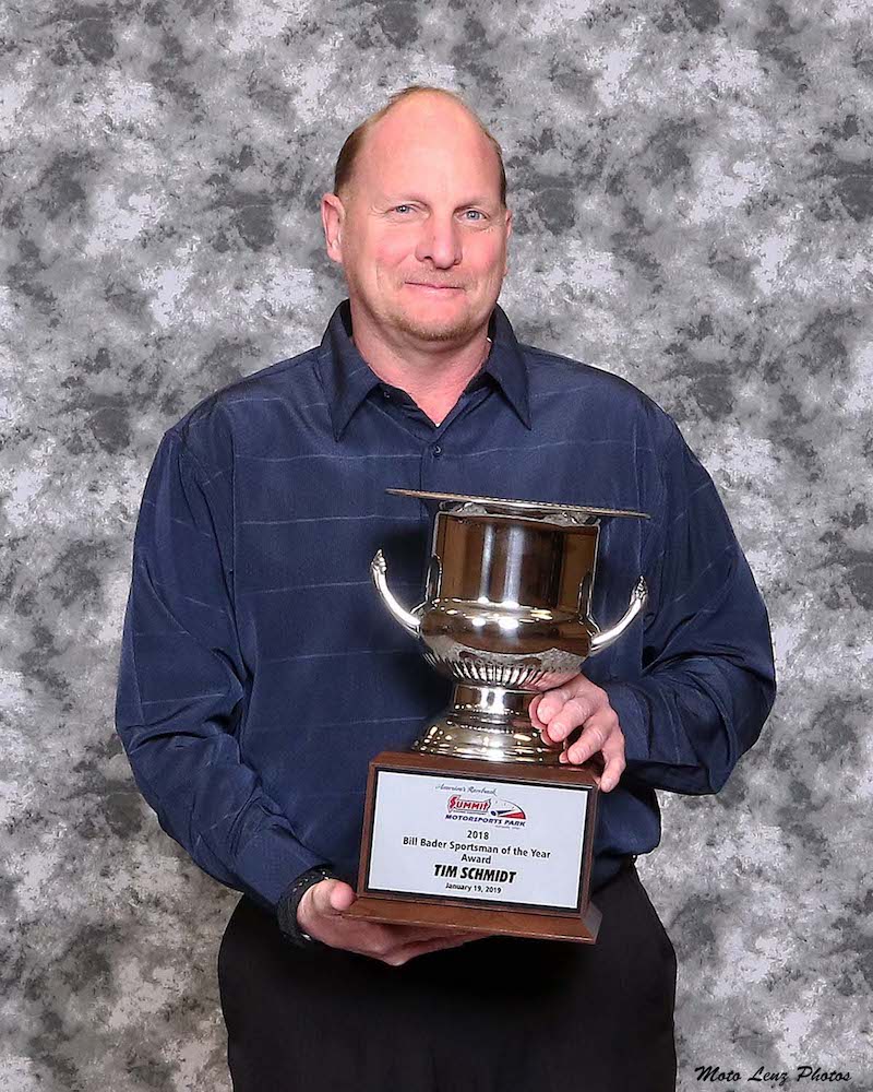 Tim Schmidt Honored As Bill Bader Sr. Sportsman of the Year