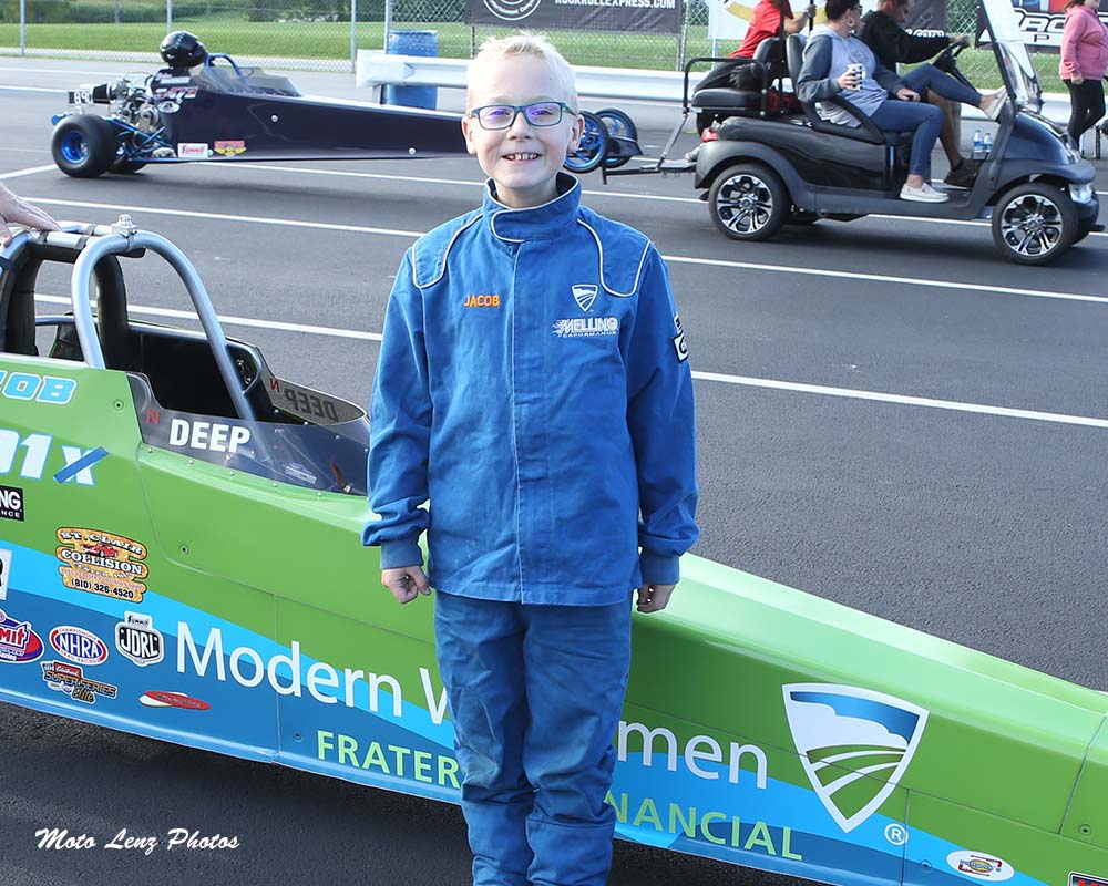 Jacob Vile Cheered as 2023 Bear Motorsports Novice Junior Dragster ...